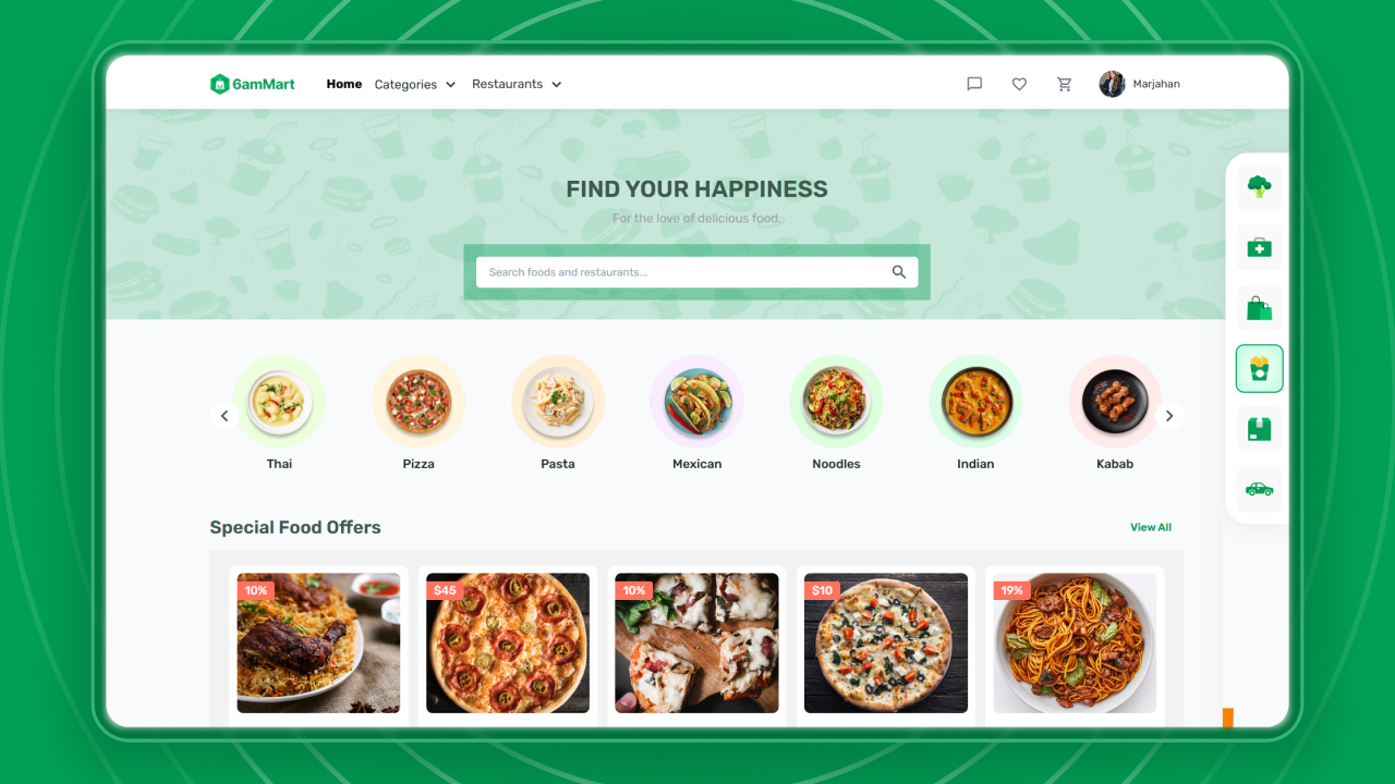 6amMart - React User Website by sixamtech | CodeCanyon